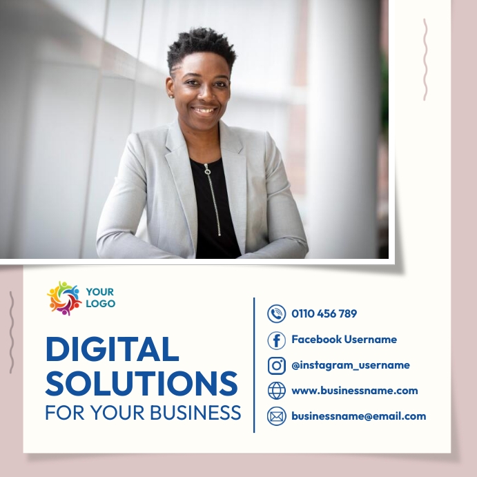 Corporate business Instagram flyer Template | PosterMyWall