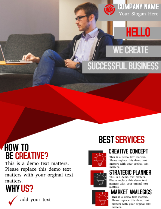 Corporate Business Template | PosterMyWall