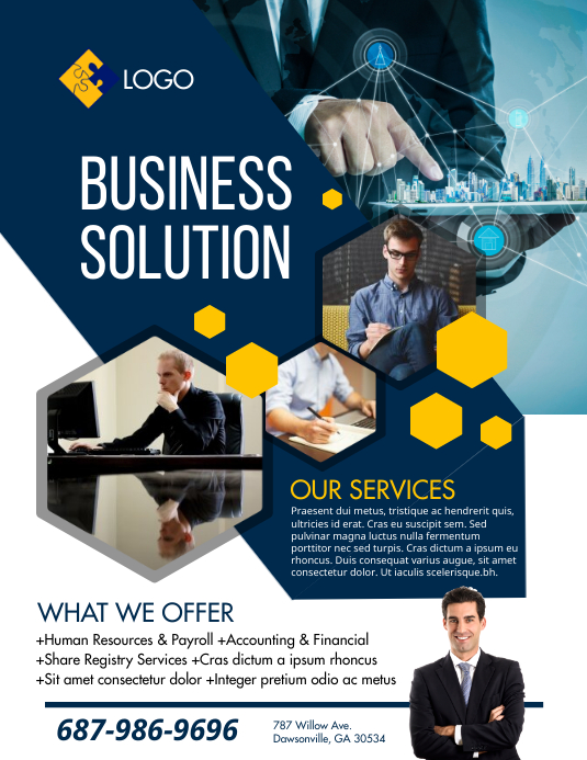 Copy of Corporate Business Services Flyer | PosterMyWall