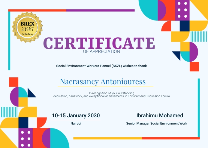 corporate certificate of appreciation (3) Template | PosterMyWall