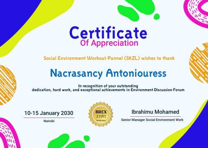 corporate certificate of appreciation Template | PosterMyWall