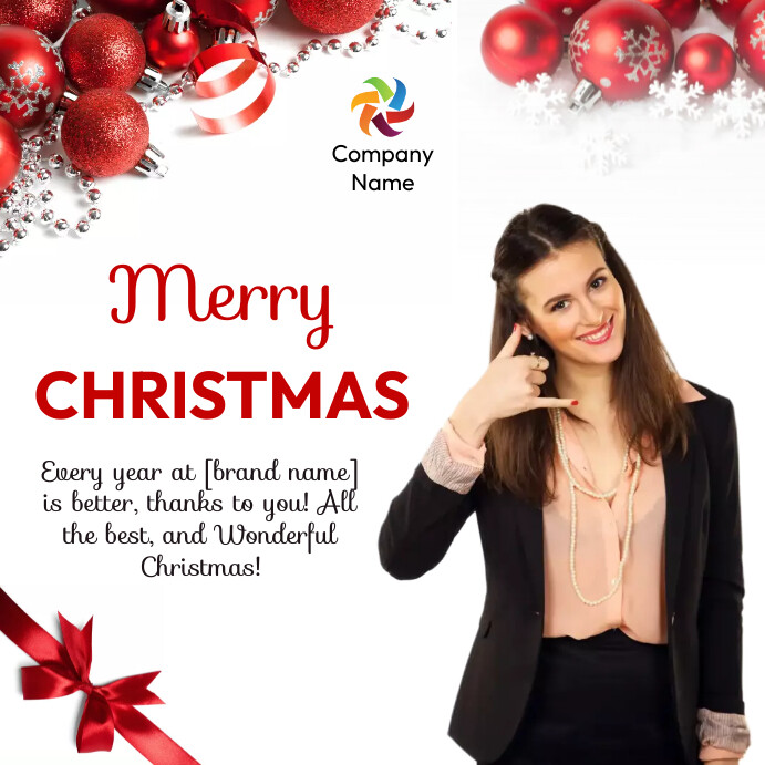corporate Christmas card Template | PosterMyWall