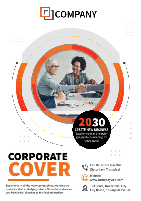 Corporate Company Template | PosterMyWall