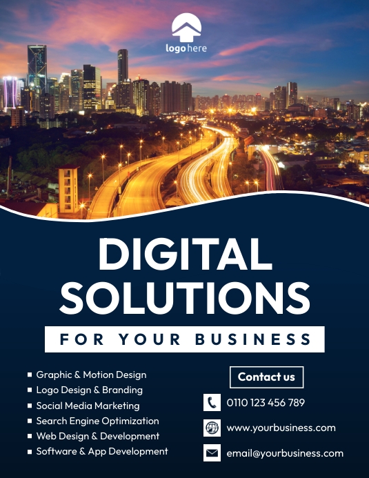 corporate consulting flyer Template | PosterMyWall