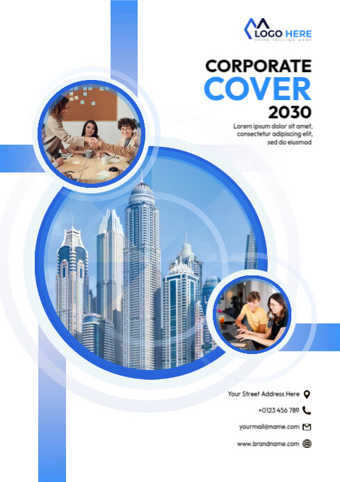 Corporate Cover Template | PosterMyWall