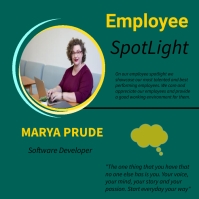 Employee Spotlight Instagram Post Template | PosterMyWall