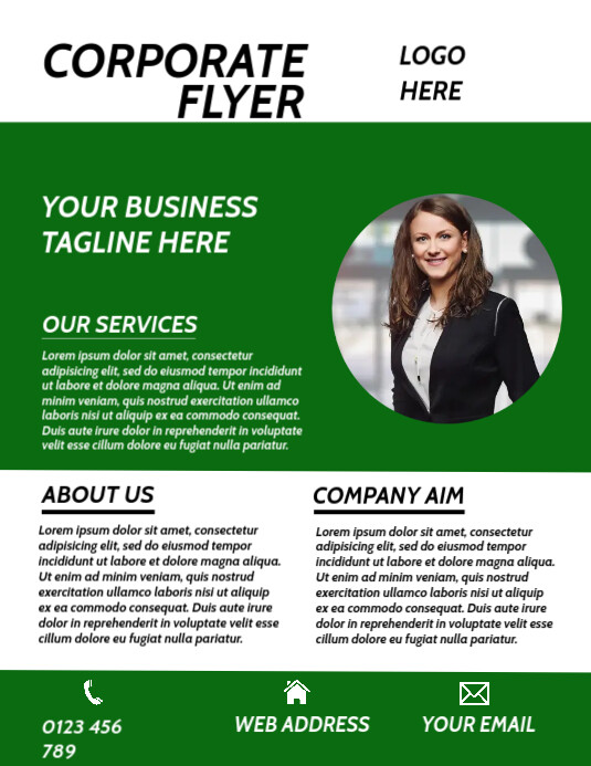 corporate flyer,small business flyer Template | PosterMyWall