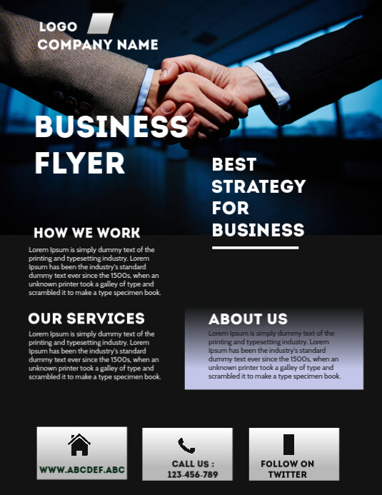 corporate flyer,small business flyer Template | PosterMyWall