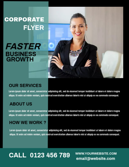 corporate flyer,small business flyer Template | PosterMyWall