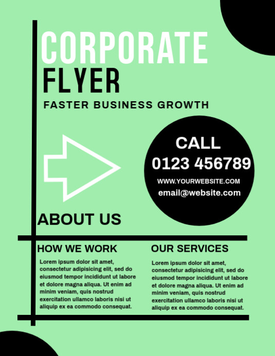 corporate flyer,small business flyer Template | PosterMyWall