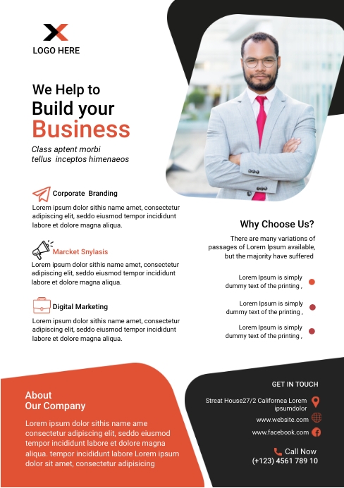 Corporate flyer Template | PosterMyWall