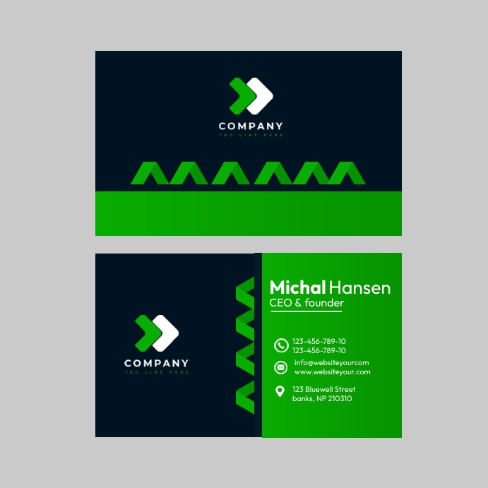 Corporate ID Design Template | PosterMyWall