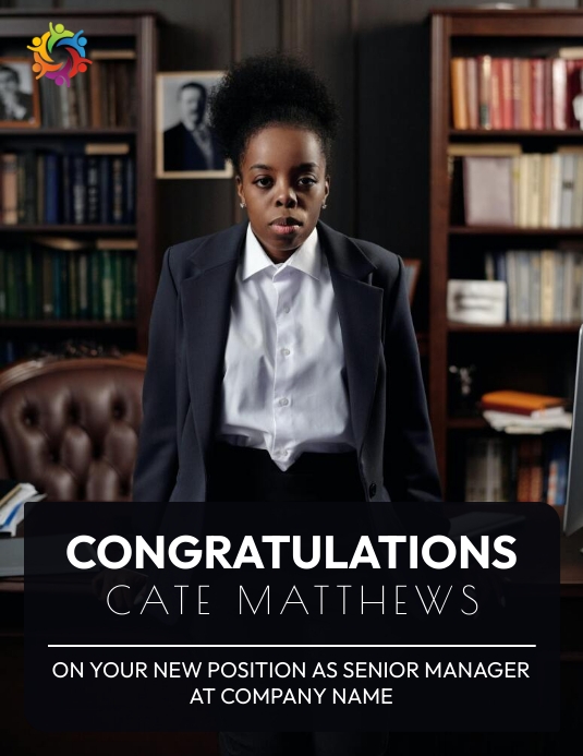 Copy of Corporate New Employee Congratulations Poster | PosterMyWall