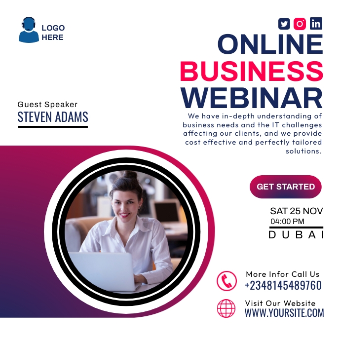 corporate poster3 Template | PosterMyWall