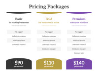 Corporate Pricing List Packages Flyer Design Template | PosterMyWall