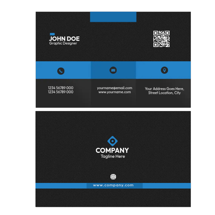Corporate Professional Card Design Template | PosterMyWall