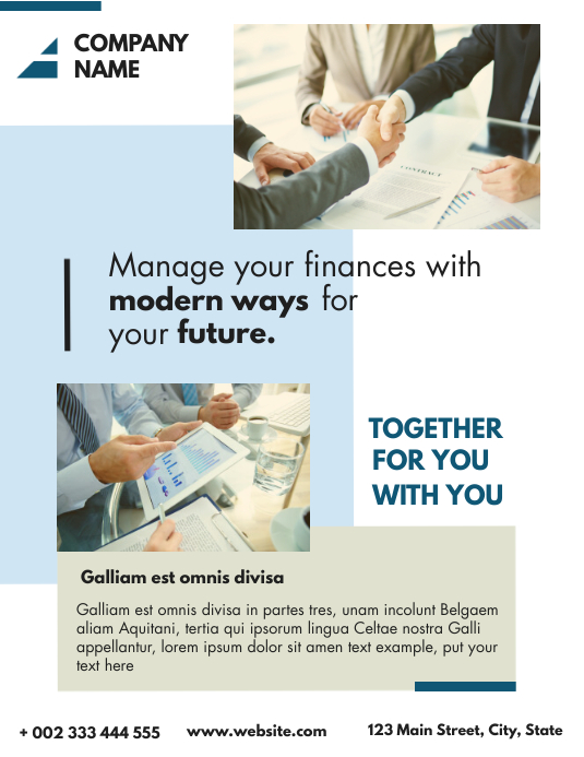 Copy of corporate professional insurance and finance | PosterMyWall