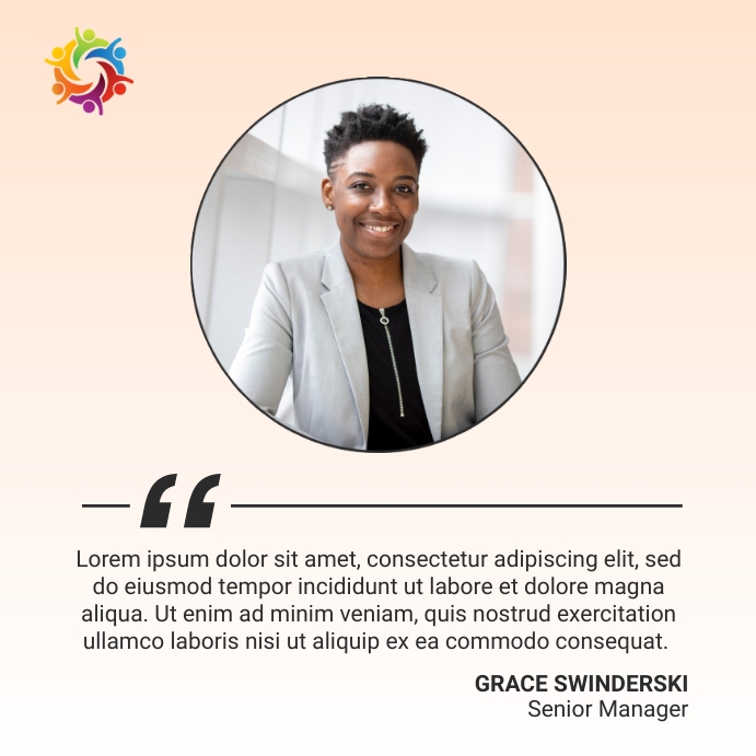 Corporate quote message flyer Template | PosterMyWall