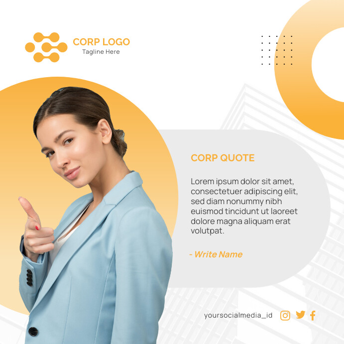 Corporate Quote Template | PosterMyWall