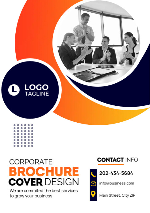 Corporate Report Cover Template | PosterMyWall