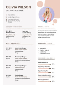 Corporate Resume Template | PosterMyWall