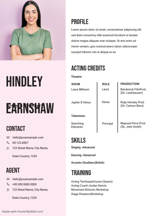 Corporate Resume Template | PosterMyWall