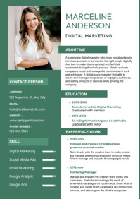 Corporate Resume Template | Postermywall