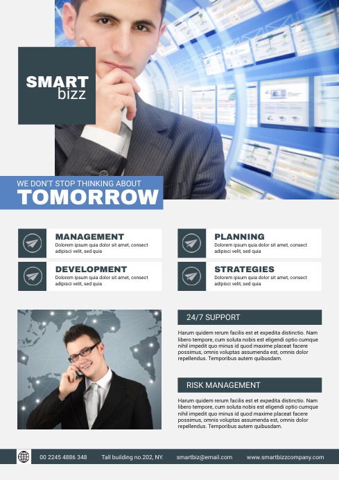 Corporate Solutions Flyer Template | PosterMyWall