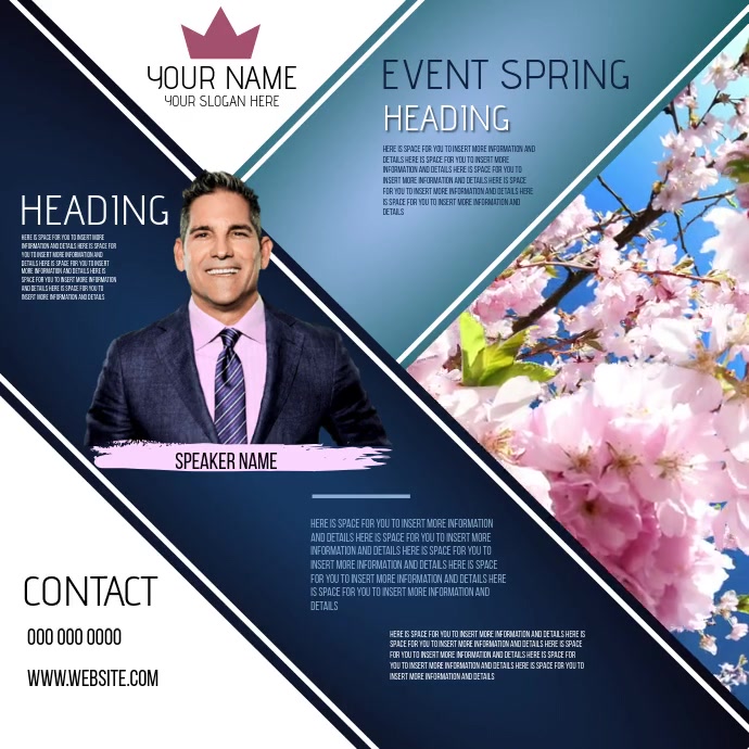 CORPORATE SPRING EVENT Template | PosterMyWall