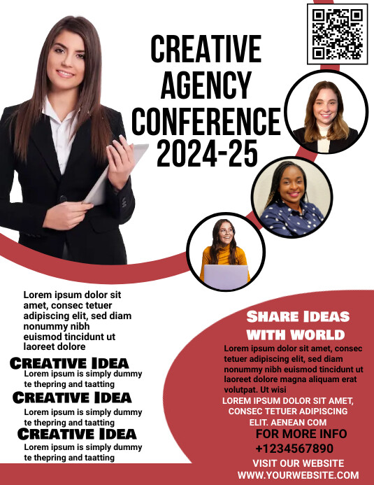 Modèle CORPORATE TRAINING EVENT SUMMIT POSTER FLYER | PosterMyWall