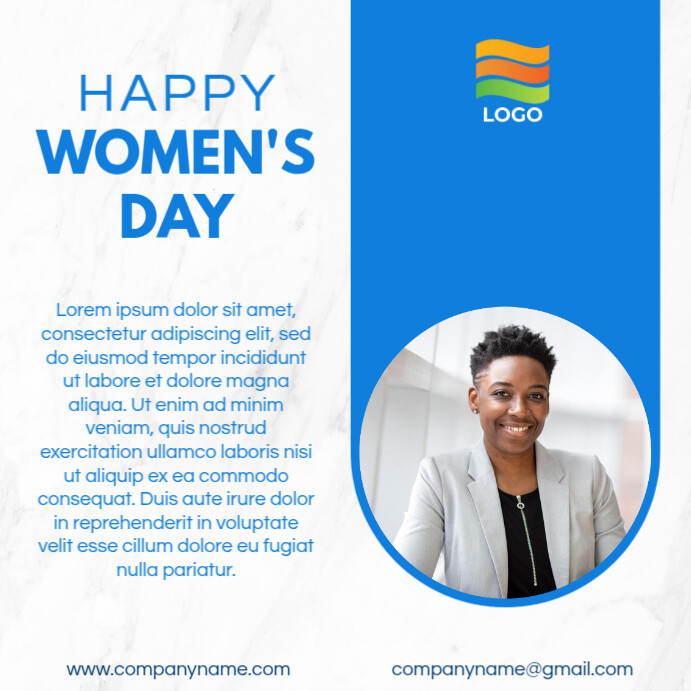 corporate women's day card Template | PosterMyWall