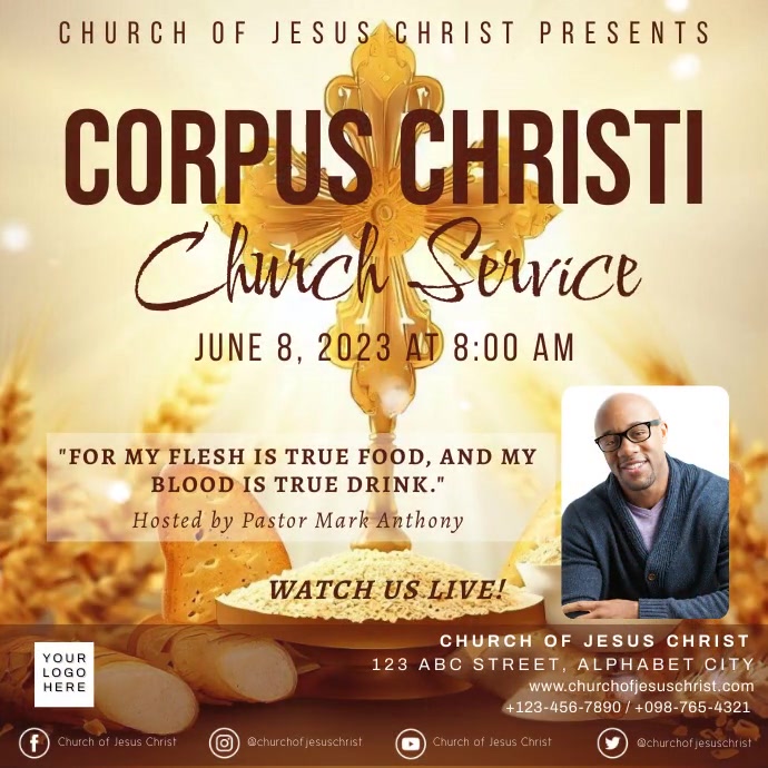 Corpus Christi Template | PosterMyWall