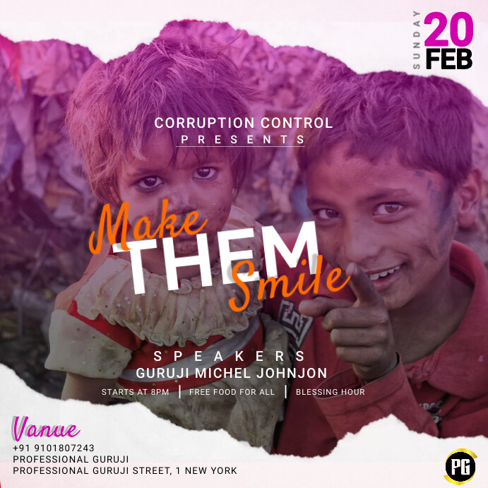 corruption control campaign Template | PosterMyWall