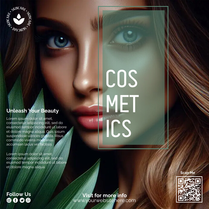 COSMETIC POSTER Template | PosterMyWall