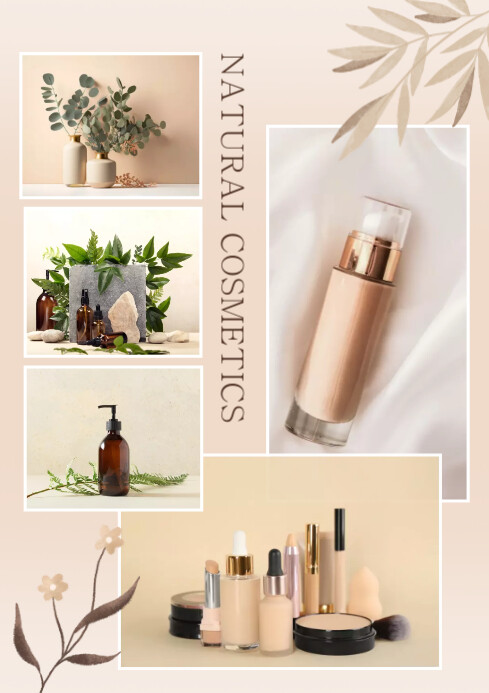 cosmetic template | PosterMyWall