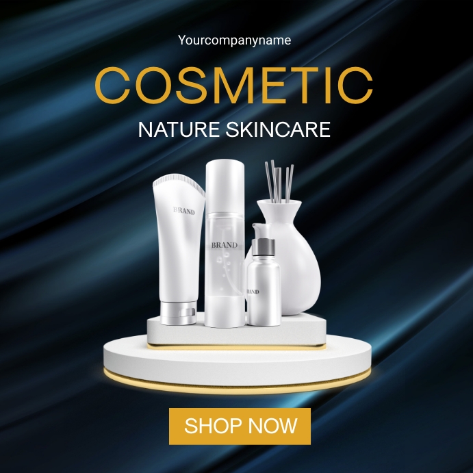COSMETICS AD Template | PosterMyWall