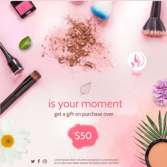 cosmetics Template | PosterMyWall