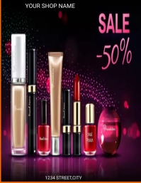 Cosmetic flyer Template | PosterMyWall