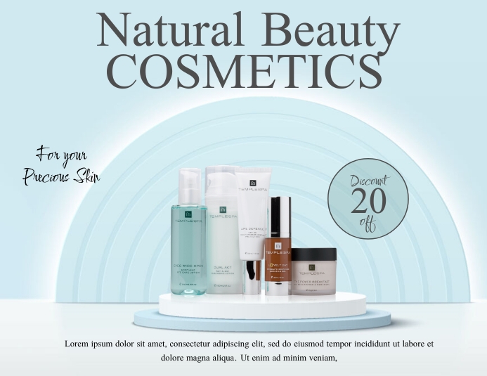 Cosmetics Flyer Template | PosterMyWall