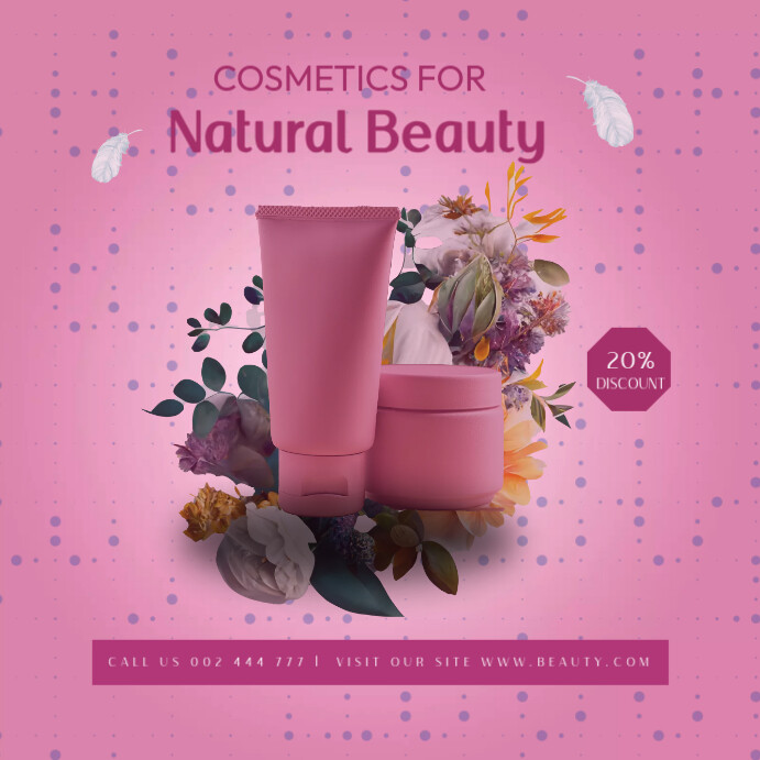 Cosmetics products ad template | PosterMyWall