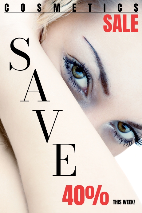 Plantilla de COSMETICS SALE POSTER | PosterMyWall