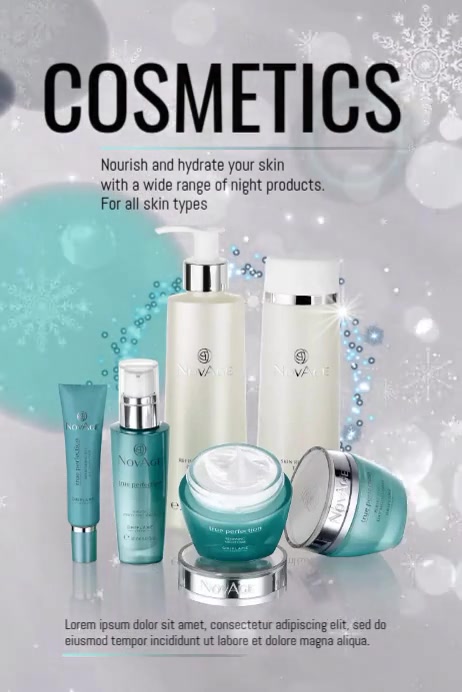 Cosmetics Sale Video Ads Template | PosterMyWall