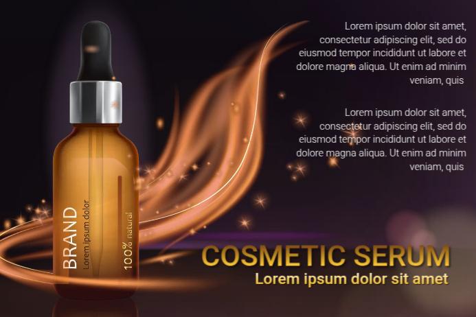 Cosmetics Serum Flyers Template | PosterMyWall