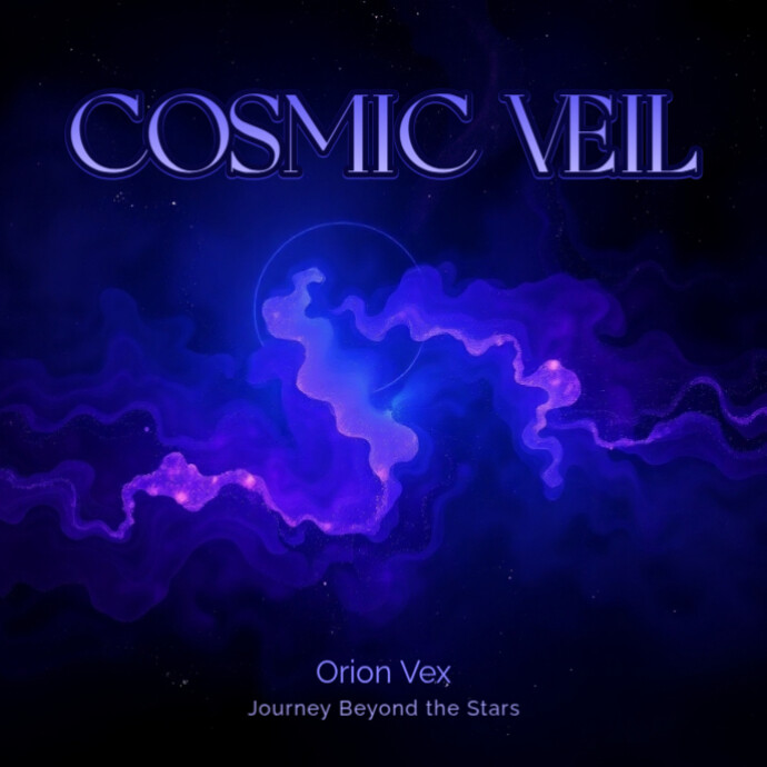 Cosmic Veil – Psytrance Music Album Cover Editable Template | PosterMyWall
