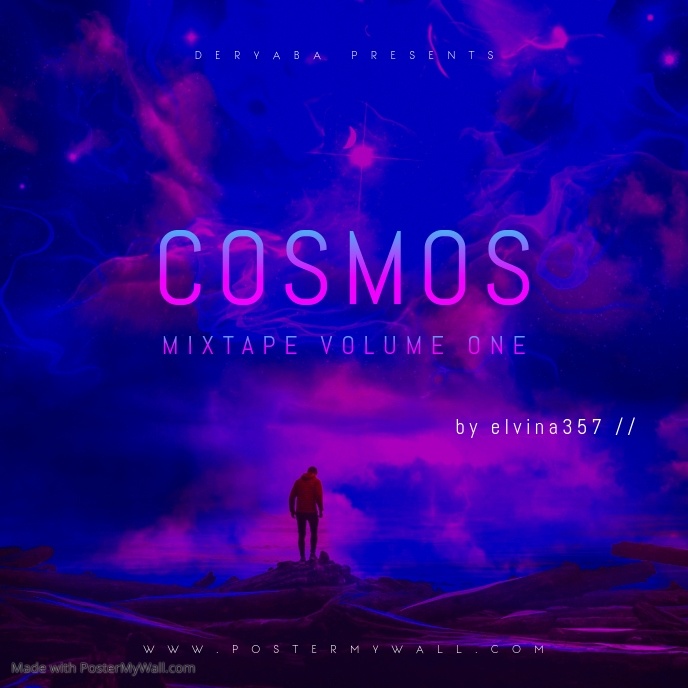 Cosmos Mixtape Volume 1 CD Cover Template | PosterMyWall