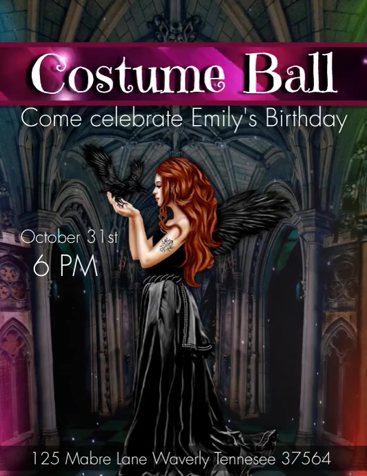 Copy of Costume Ball | PosterMyWall