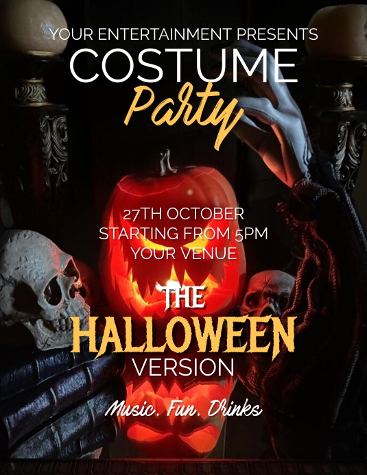 Costume Contest Party Template | PosterMyWall
