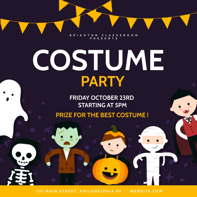 Costume Party Template | PosterMyWall