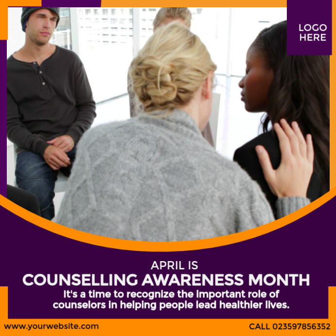Copy of Counseling Awareness Month | PosterMyWall