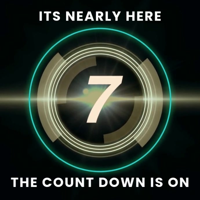 count down video template | PosterMyWall